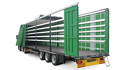Edscha TS Curtain Sider-Verdecke - Site